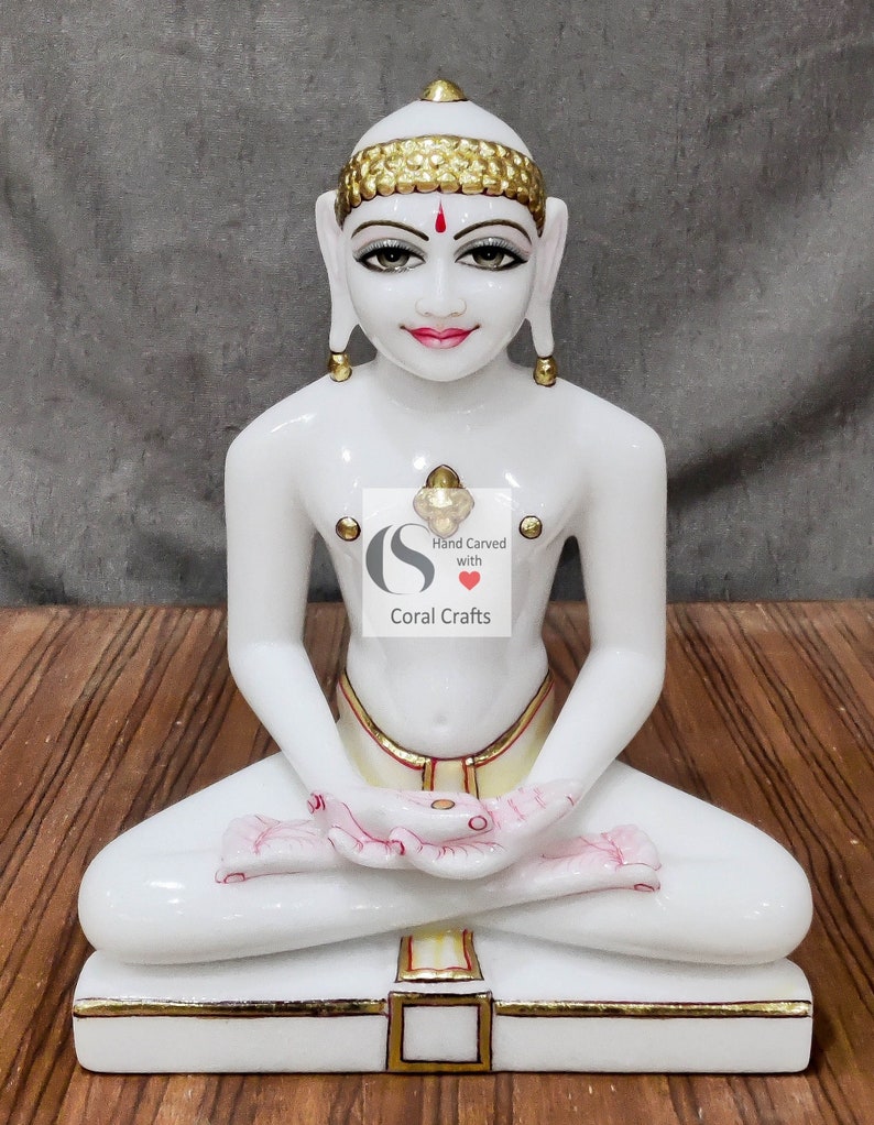 Mahavir Swami Statue, Mahavir Swami Statue Made From White Marble, Hand ... Mahavir Swami Statue, Mahavir Swami Statue Made From White Marble, Hand ...