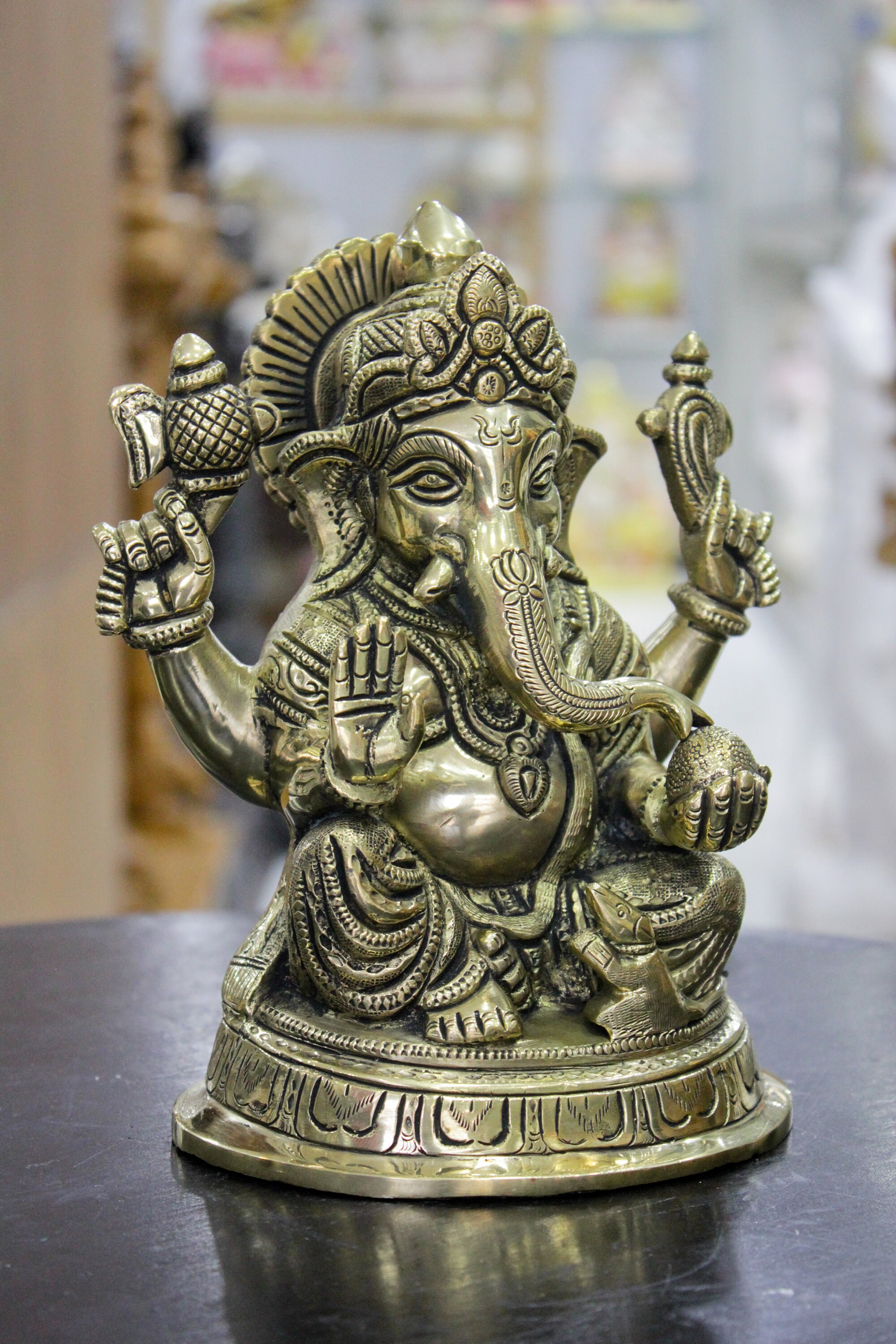 Lord Ganesha Statue Made From Brass, Ganesha Statue, Ganesha Statue 6 ...