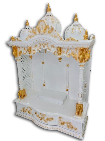Pooja Temple for Home, Wooden Pooja Mandir for Home - Etsy