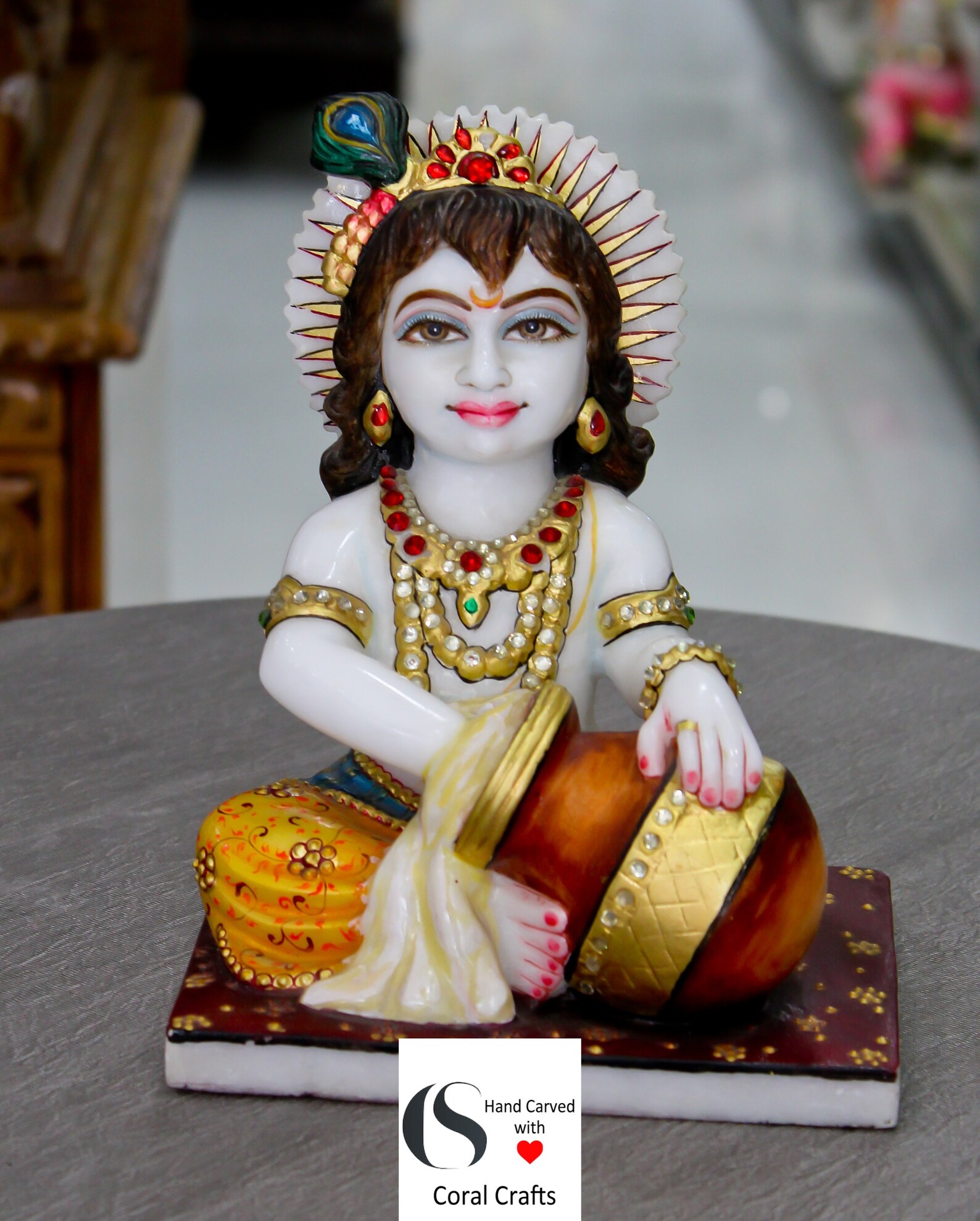 Baby Krishna Statue Beautiful Baby Krishna Statue Baby | Etsy