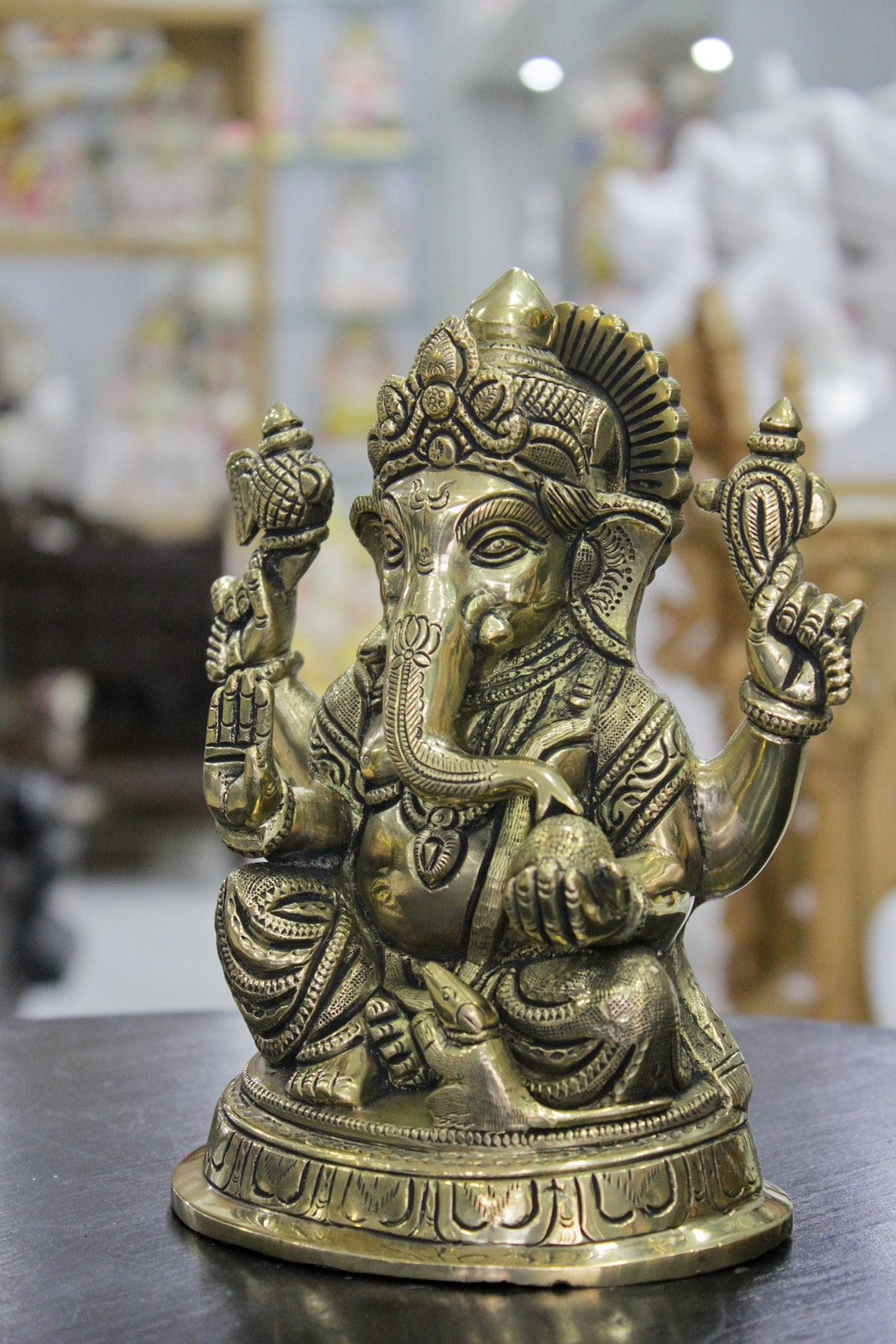 Lord Ganesha Statue Made From Brass, Ganesha Statue, Ganesha Statue 6 ...