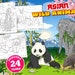 24 Digital Coloring Pages for Kids Asian Wild Animals , Tropical, Pdf ...