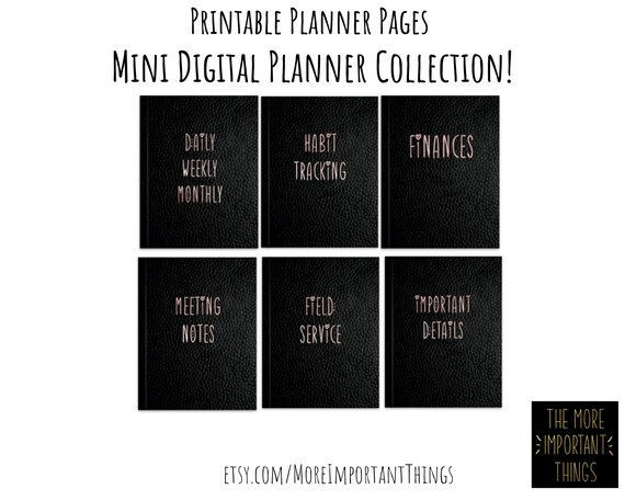 Printable Undated Digital Planner & Gratitude Journal the | Etsy