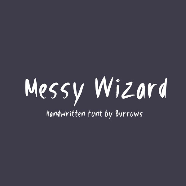 Messy Font - Etsy