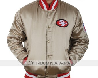 49ers Gold Bomber Jacket - Etsy