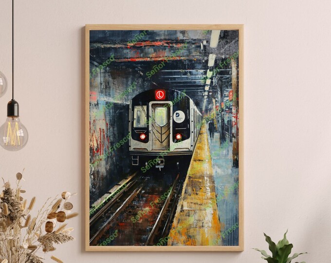 New York City Subway New York City Subway Poster Modern New York Art ...