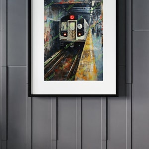 New York City Subway New York City Subway Poster Modern New York Art ...