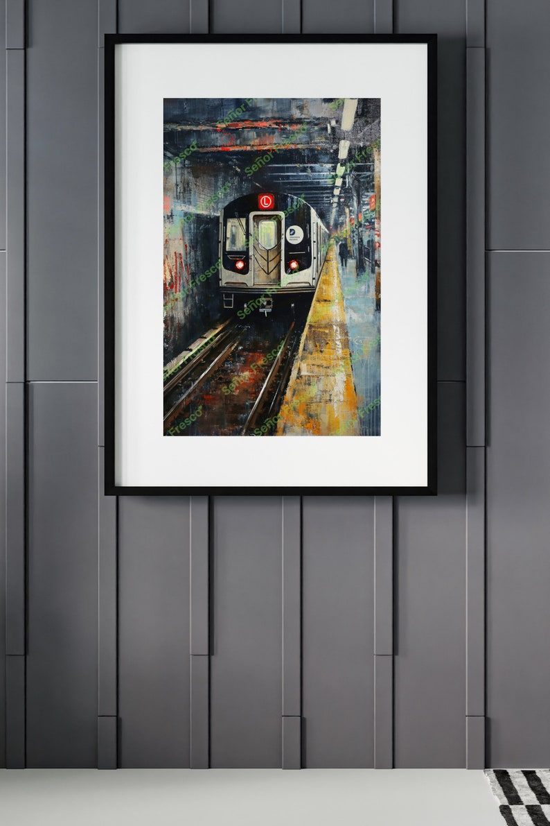 New York City Subway New York City Subway Poster Modern New York Art ...