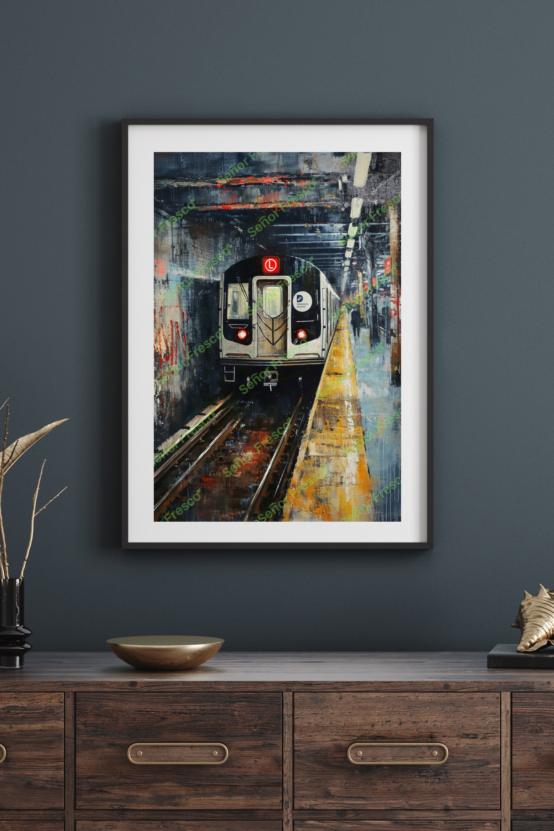 New York City Subway New York City Subway Poster Modern New York Art ...