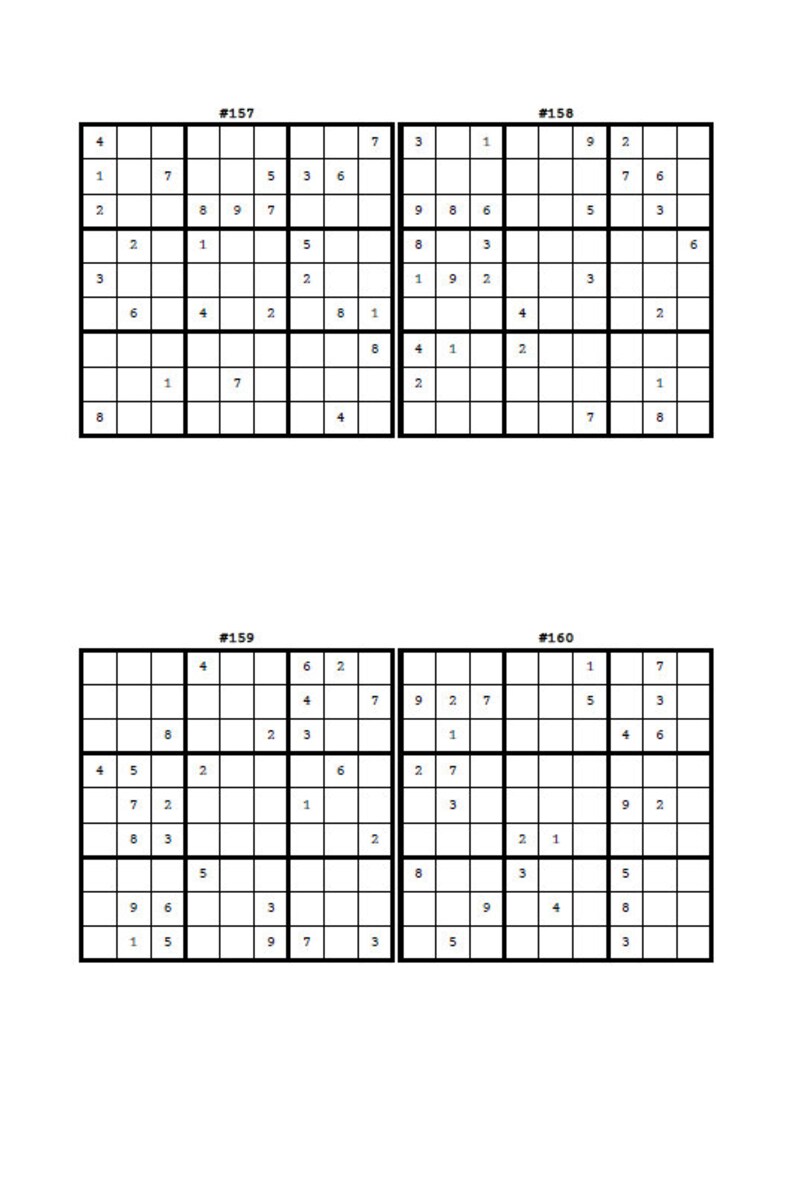 Too Hard Sudoku | Sudoku Puzzles | Printable Sudoku Puzzle | Activity ...