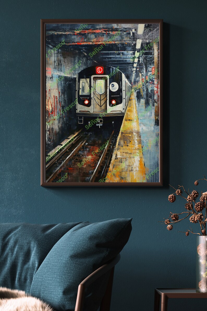 New York City Subway New York City Subway Poster Modern New York Art ...