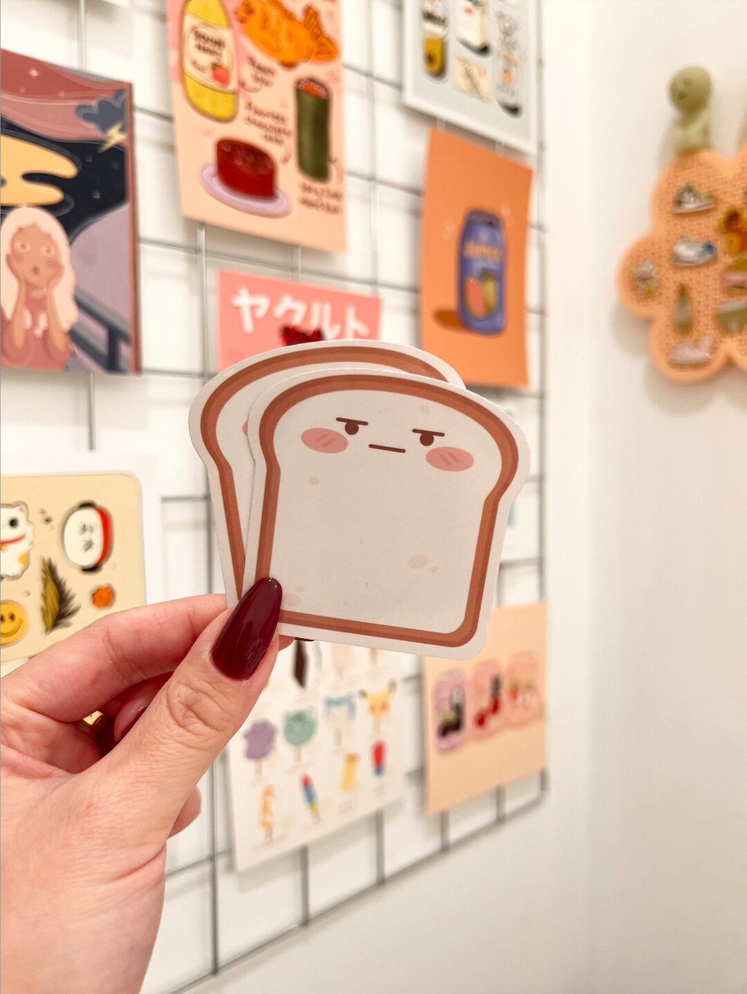 Angry Bread Die-cut Sticker || Laptop Sticker, Digital Art, Stickers ...