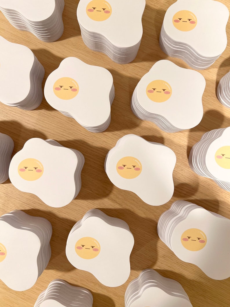 Eggy Sticky Notes || Stationery, Kawaii Stationery, Memo Pad, Note Pad ...