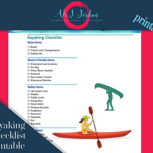 Kayaking Checklist, Outdoor, Preparedness, List, Don't Forget ...