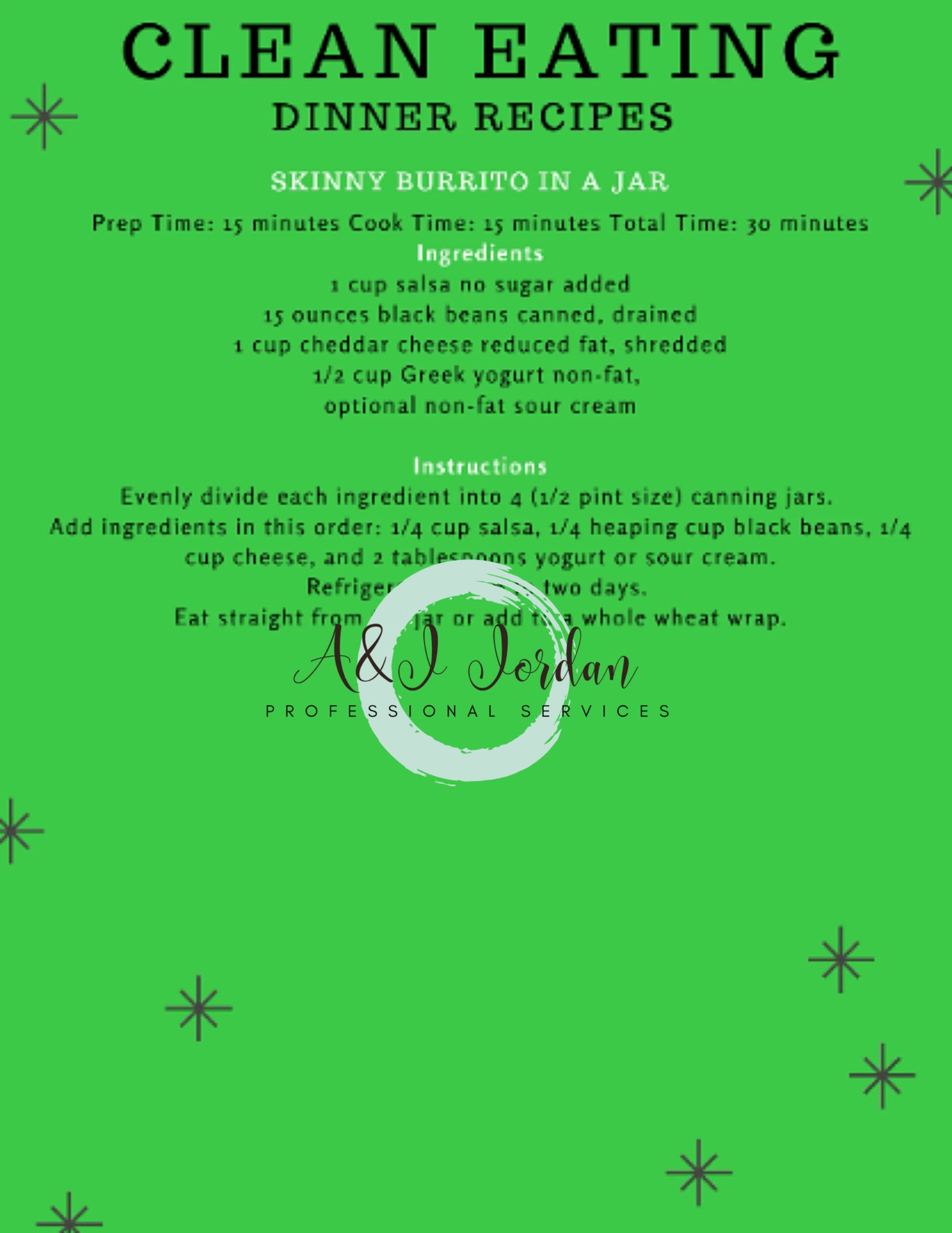 Clean Eating Weekly Meal Planner, Grocery List, Printable, Weekly Menu ...