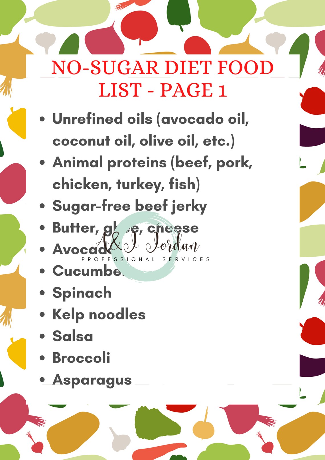 Sugar Free Bundle, Sugar Free, Sugar-free List, Sugar Free Food, SF ...
