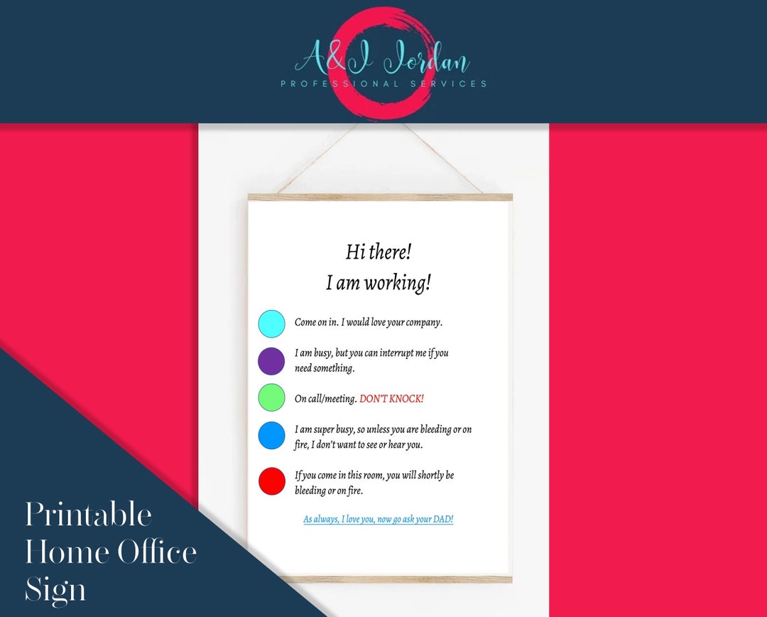 Mom's Office Door Sign, Work From Home, Printable, #stayoutbutnicely ...