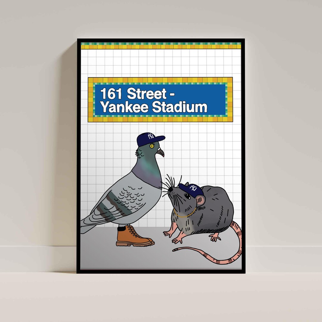 New York City Yankees | NYC, Baseball, Sports, Pizza Rat, Pigeon | Wall ...