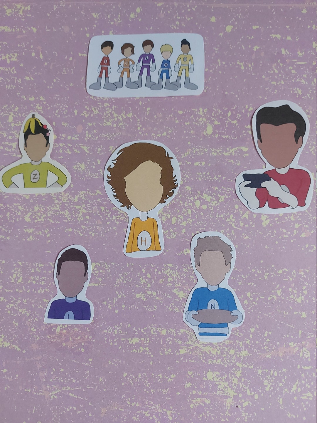 One Direction Aaood Sticker Set - Etsy UK