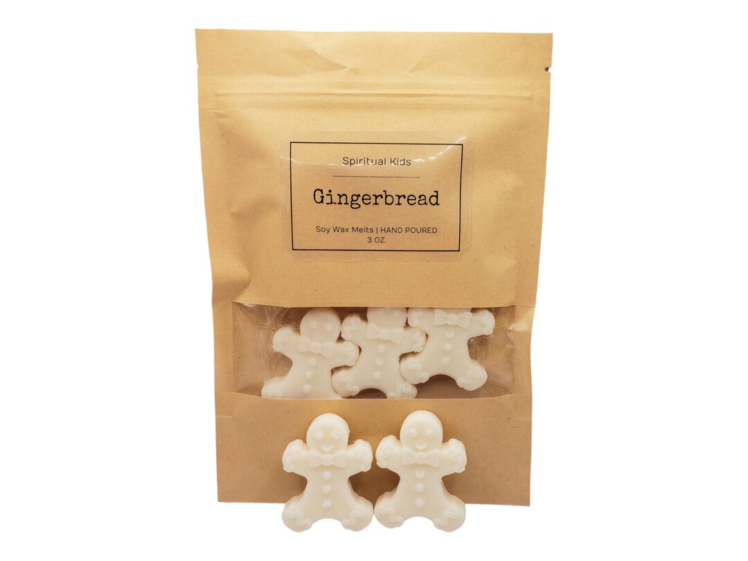 Gingerbread Shaped Soy Wax Melts 3.2oz 8 Individual Gingerbread ...