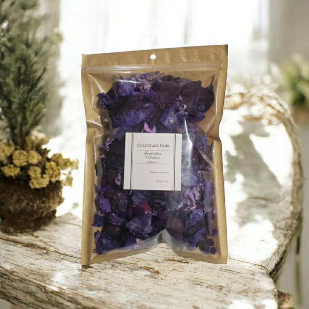 Handmade Lavender Cedar Potpourri Bag: Floral Woodsy Scent - Etsy