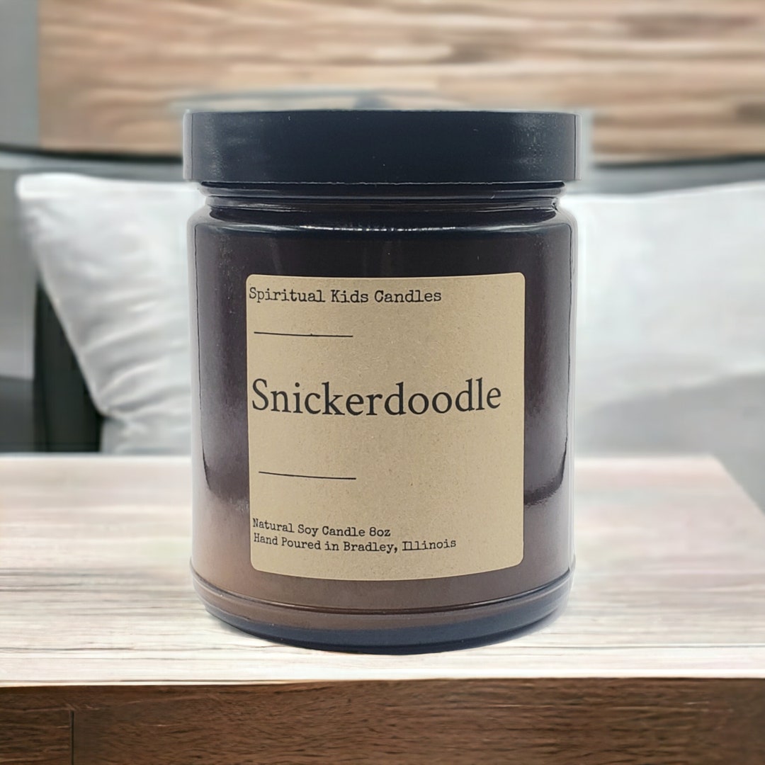 Snickerdoodle Soy Candle: Hand Poured. Choose 4oz or 8oz. Essential ...