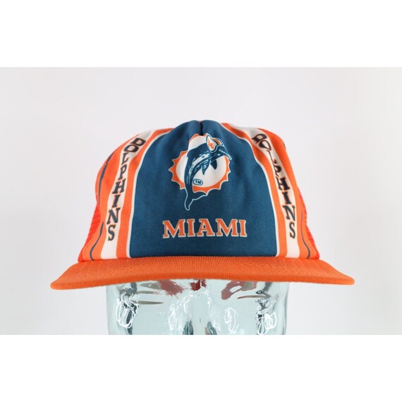 80s New Era Pro Design Miami Dolphins Football Trucke… - Gem
