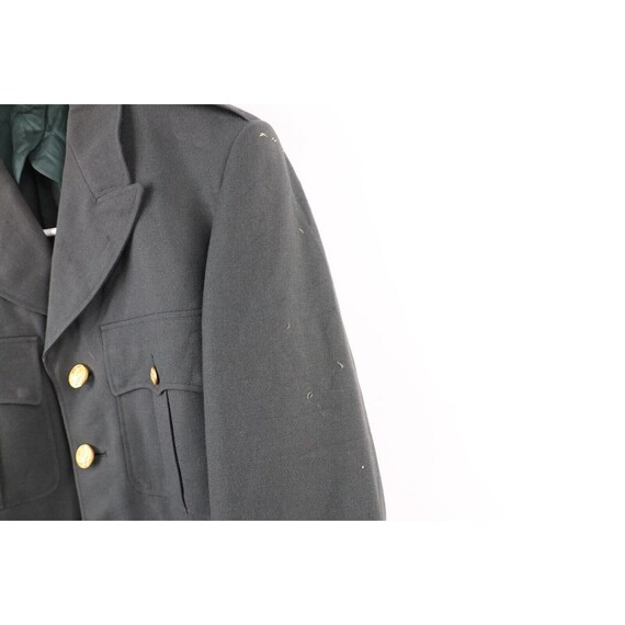 60s Vietnam War Mens 38 Extra Long Wool Serge Green A… - Gem