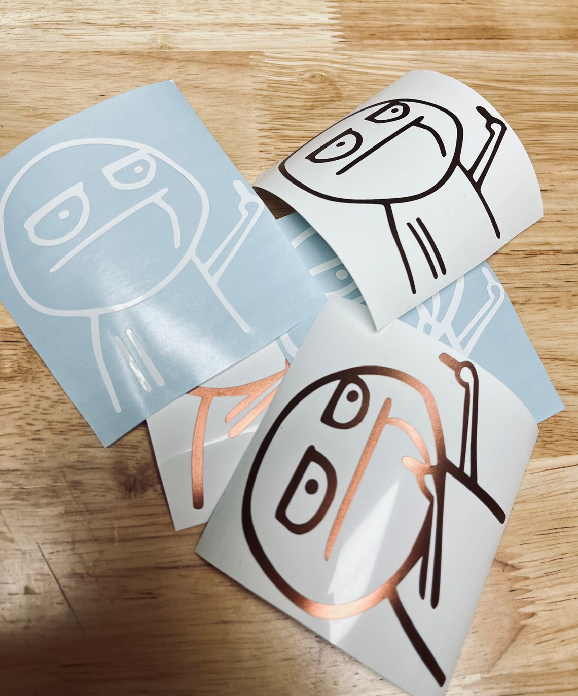 F U Sticker/ Middle Finger Sticker/ Bumper Sticker /stickman Meme ...