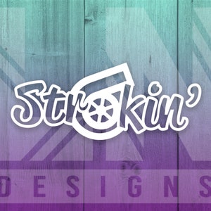 Strokin' Turbo Diesel Vinyl Decal Custom Truck Window Sticker - Etsy
