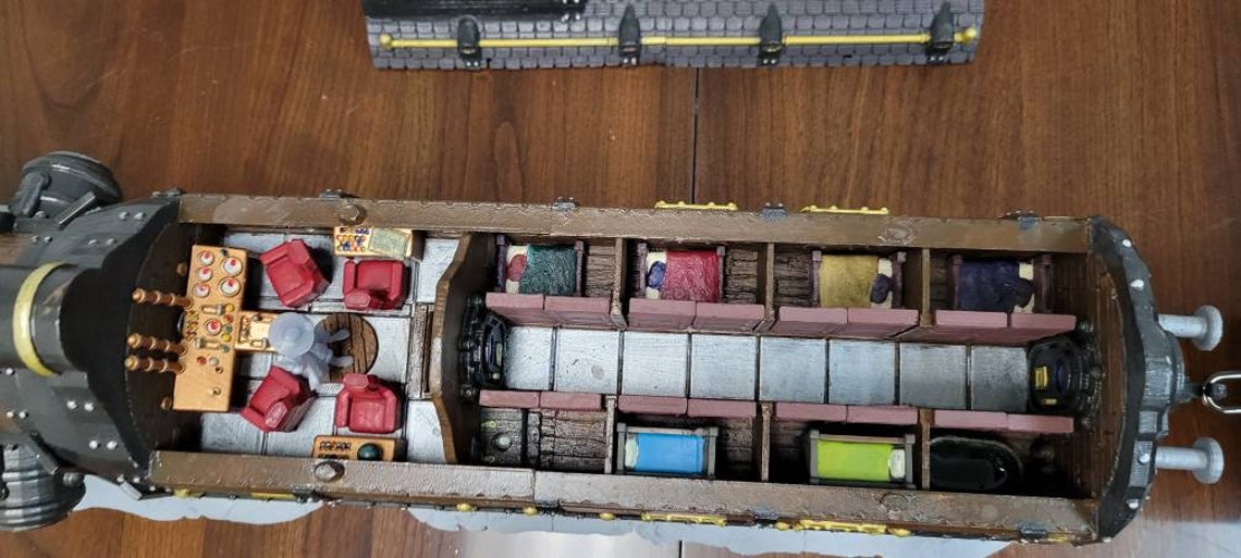 Eberron Lightning Rail 3D Printed With Accessories. - Etsy