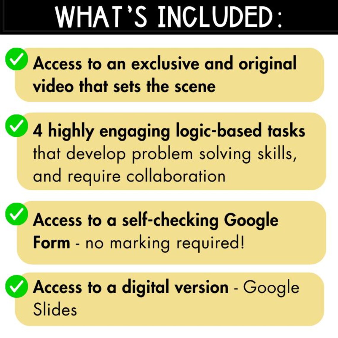 Logic Puzzle / Team Building Escape Room [vol. 1], Back to School, Get ...