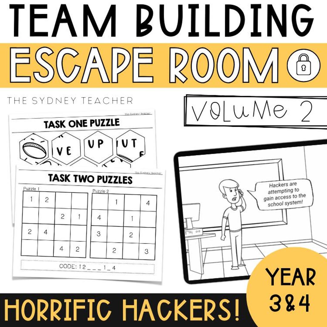 Logic Puzzle / Team Building Escape Room [vol. 2], Back to School, Get ...