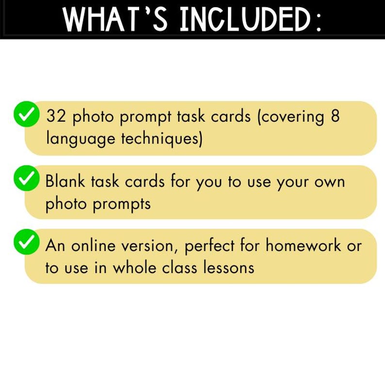 Figurative Language Printable Activity / Task Cards: Metaphors, Similes ...