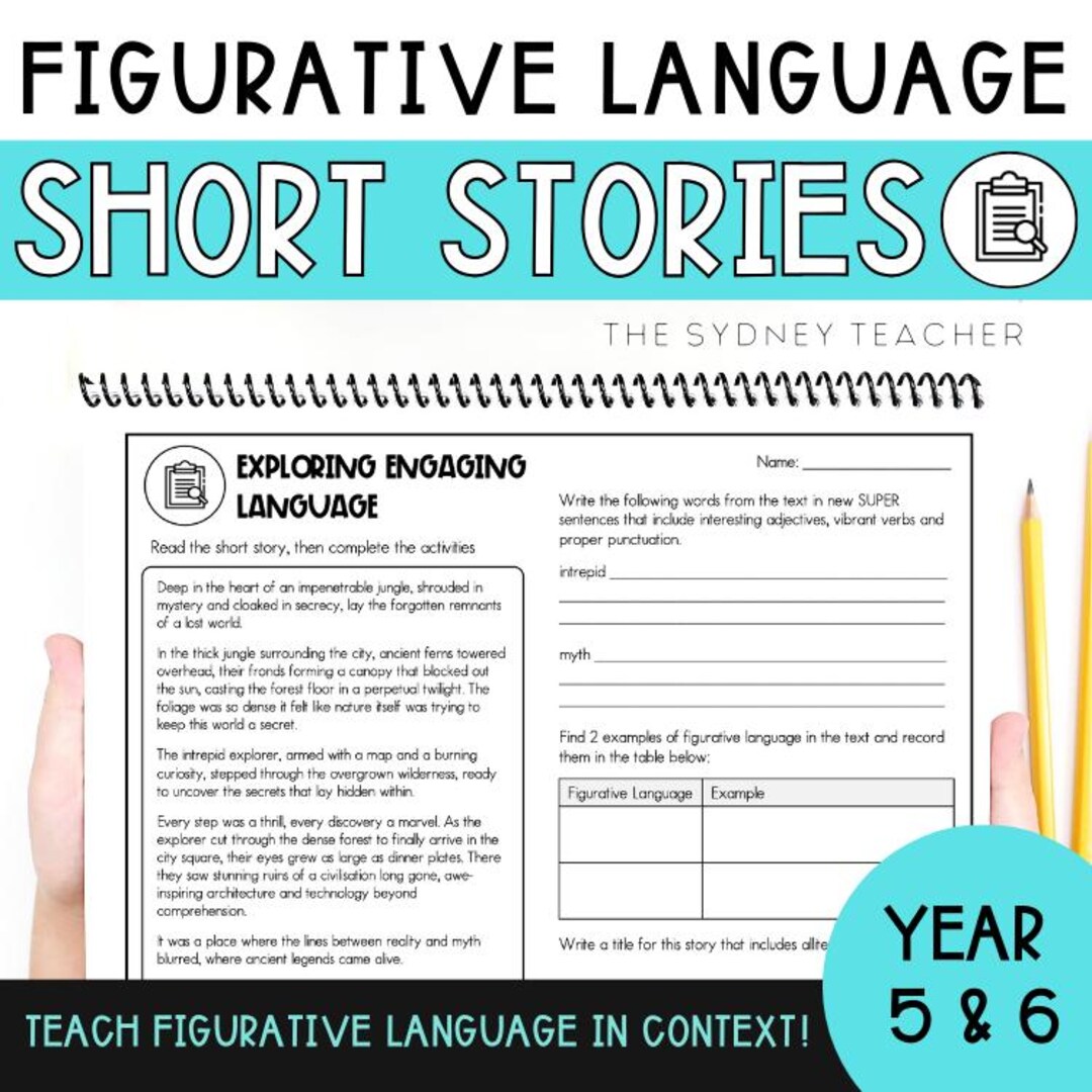 Figurative Language Short Stories - Etsy