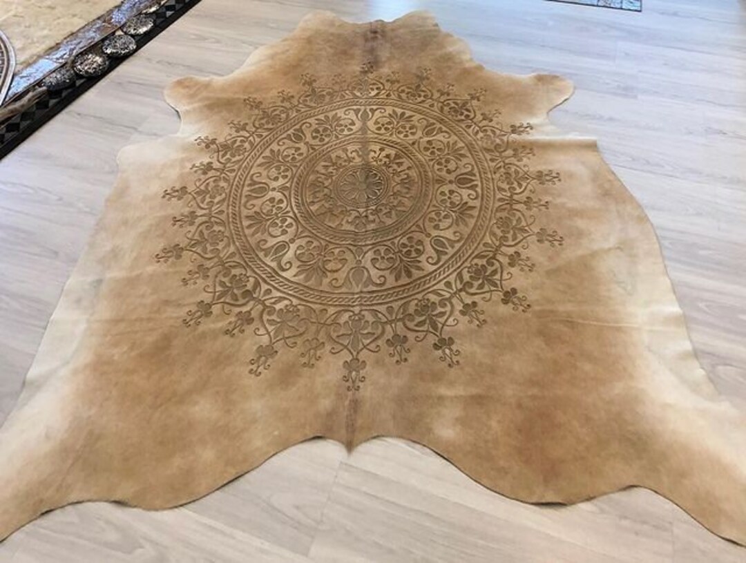 Cowhide Rug, Brown Cow Skin Rug, Large Cow Skin Rug for Living Room ...