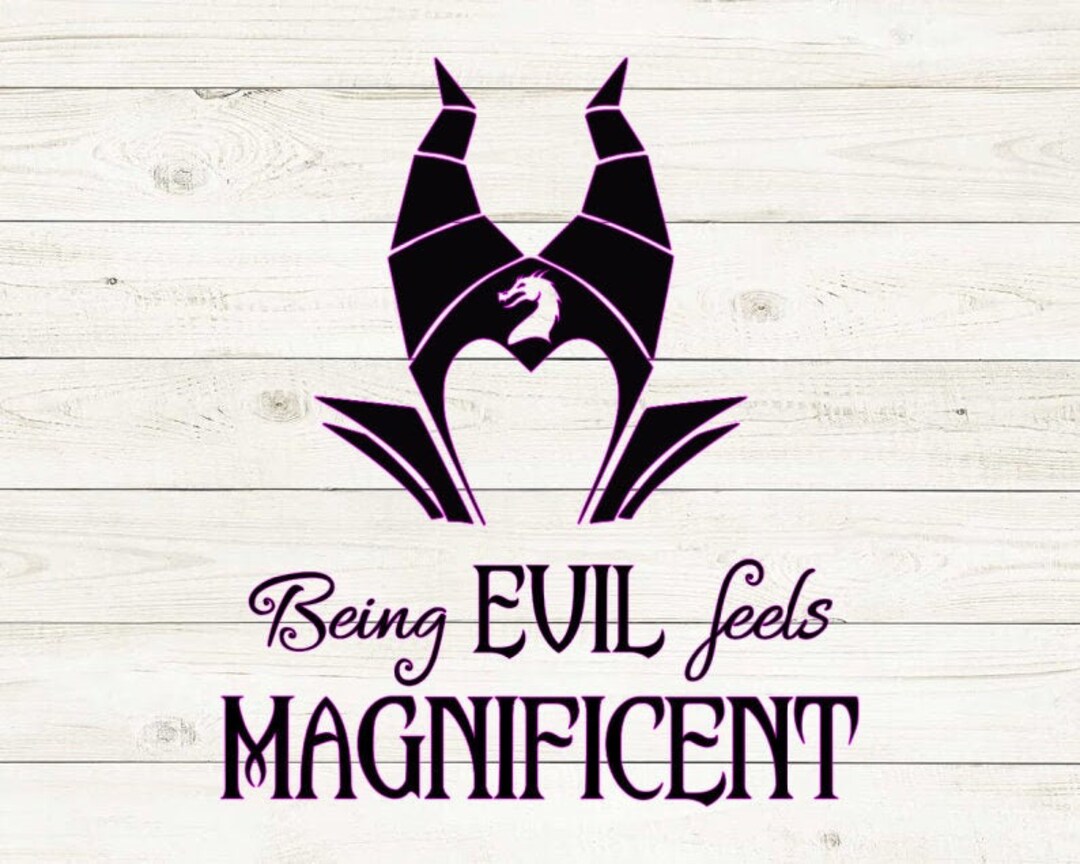 Evil Magnificent SVG, Maleficent SVG, Mickey Mouse Cutout, Family ...