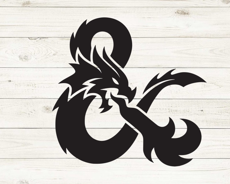 Dungeons and Dragons Svg D&D Logo Dnd Logo Dungeons and - Etsy