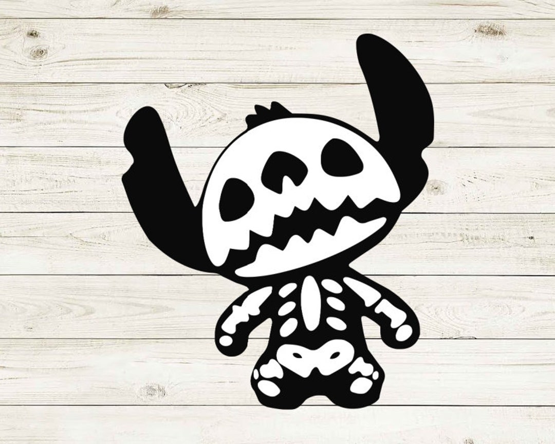 Stitch Skeleton Svg, Lilo and Stitch Svg, Halloween Svg, Halloween ...