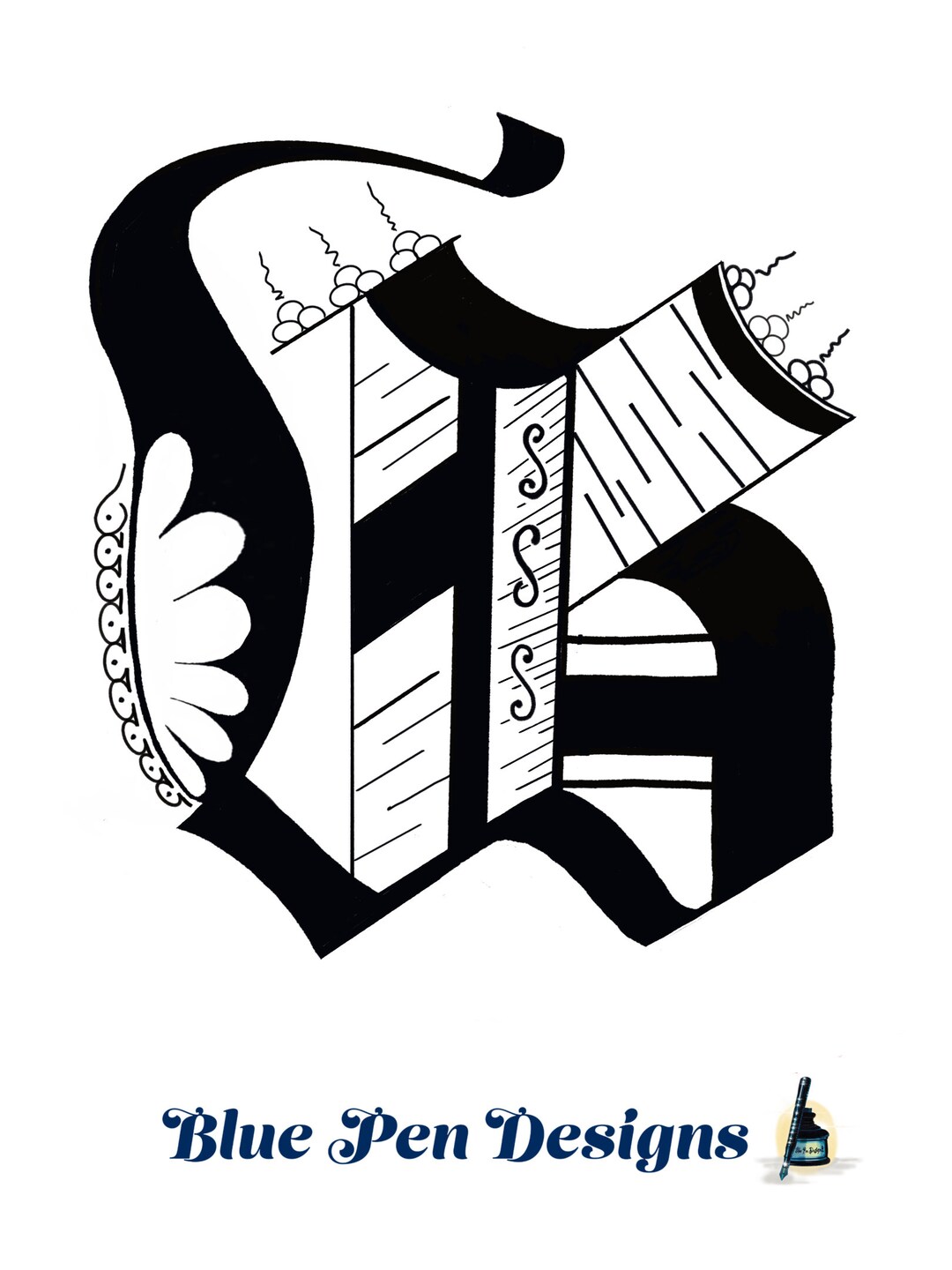 Alphabet Set -insular Majuscule Capitals Cadels Letters Clipart ...