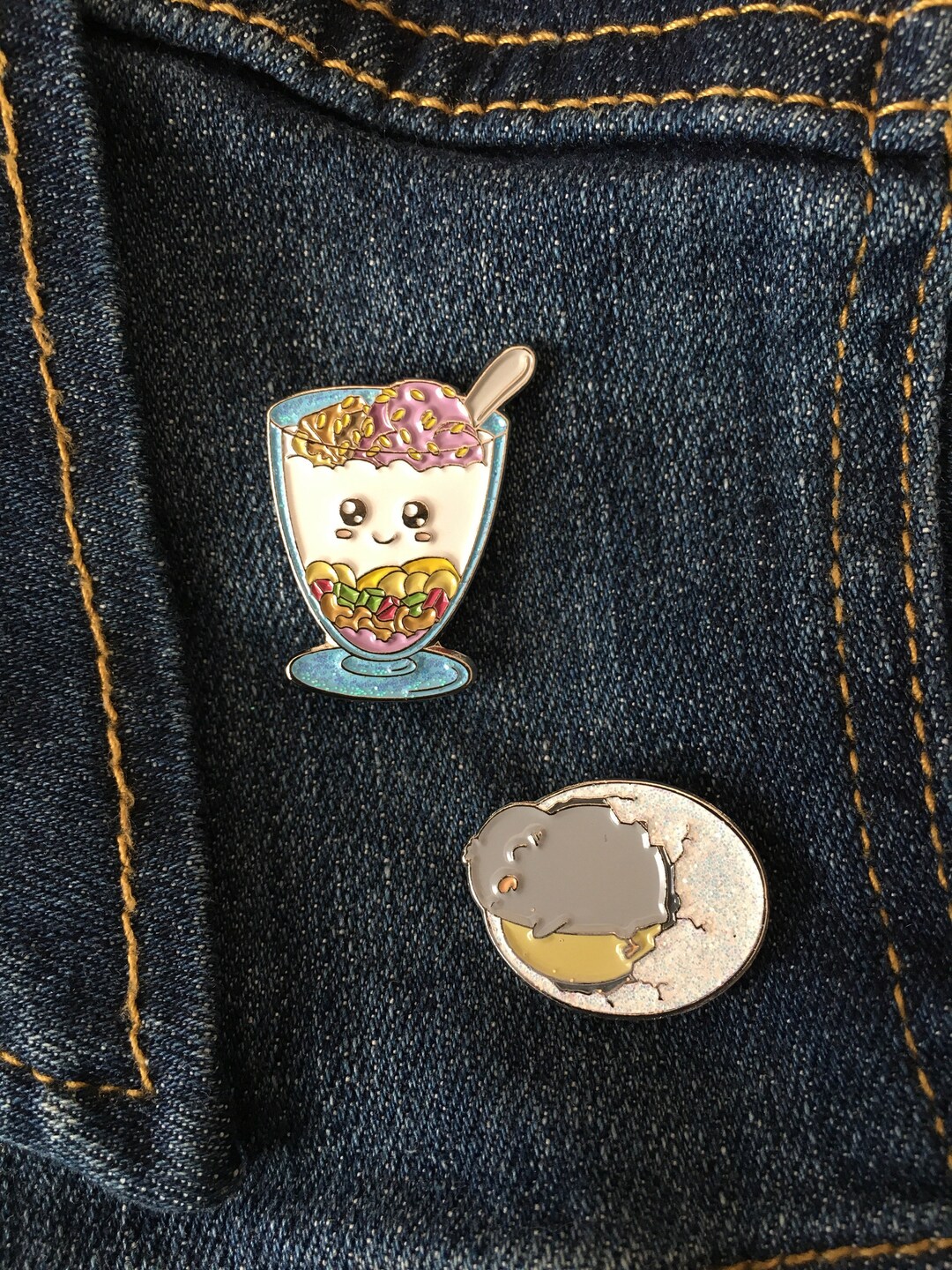 Halo Halo and Balut Enamel Pins - Etsy