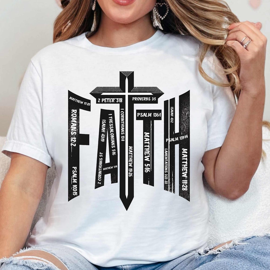 Christian Faith Premade DTF Gang Sheet, Faith Premade DTF Gang Sheet ...