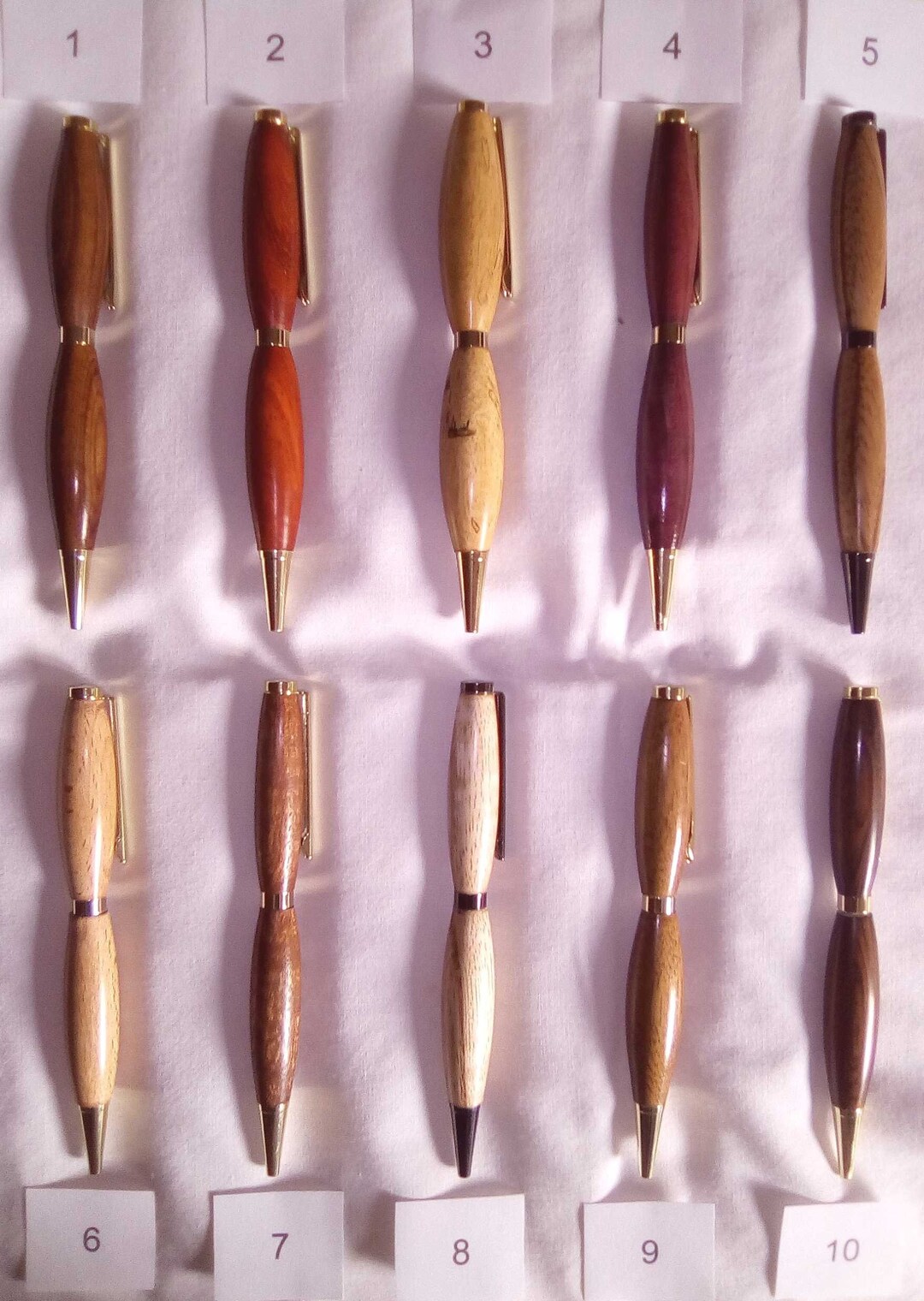 Handmade Wooden Pens Assorted Exotic Woods - Etsy