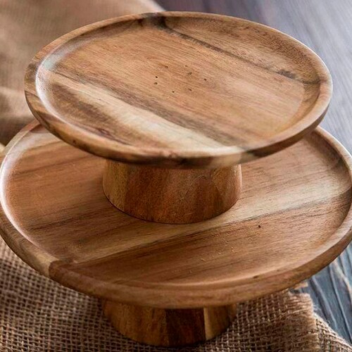 14 Inch Rustic Cake Stand Custom Cake Stand Wedding Cake | Etsy