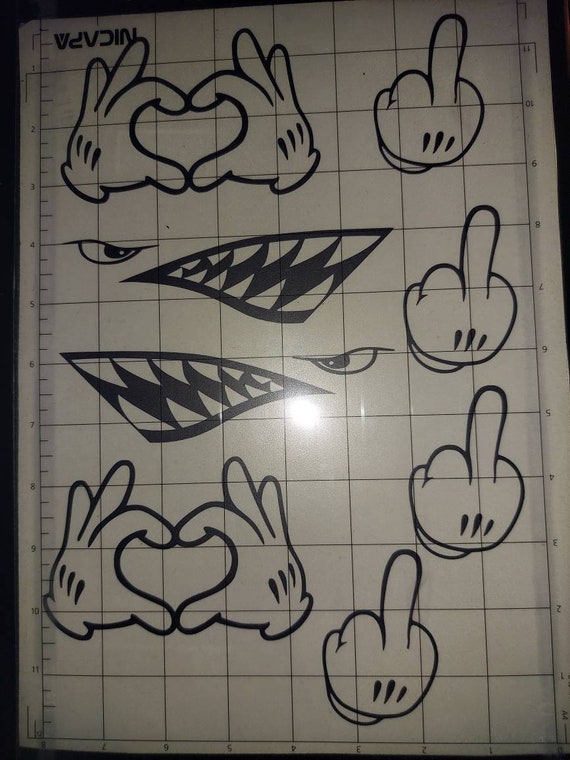 Variety Pack Vinyl Stencils Sheets 2 Sheets 2 Transfer - Etsy