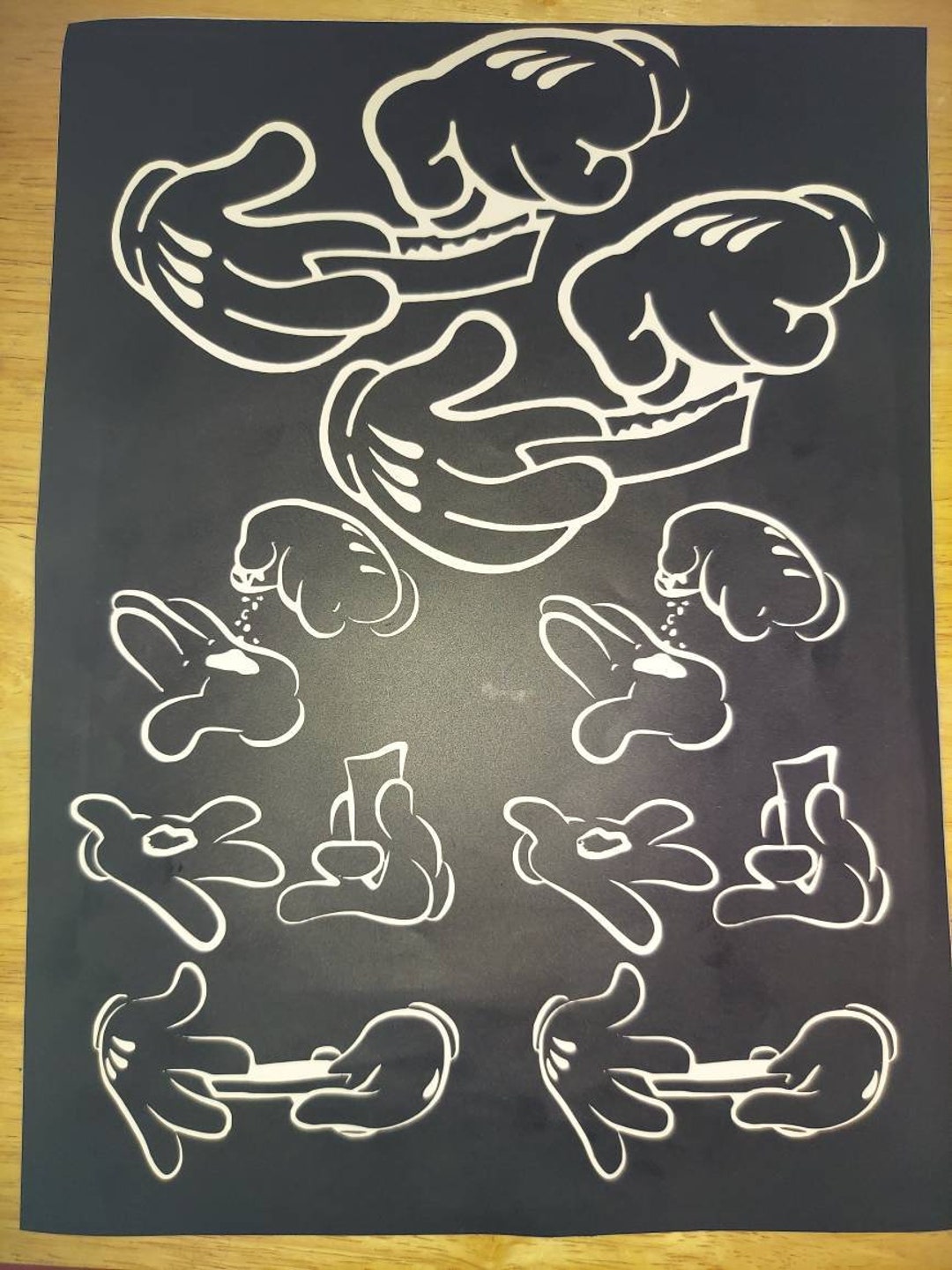 Weed Hand Symbols Vinyl Stencils Sheets 2 Vinyl Sheets 2 Transfer Tape ...