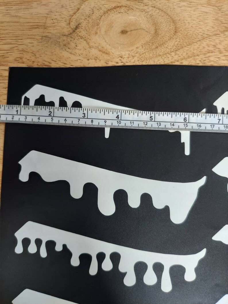 Drip Vinyl Stencils Sheets 2 Vinyl Sheets 2 Transfer Tape - Etsy