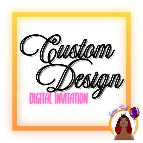 Custom Digital Invitation | Etsy