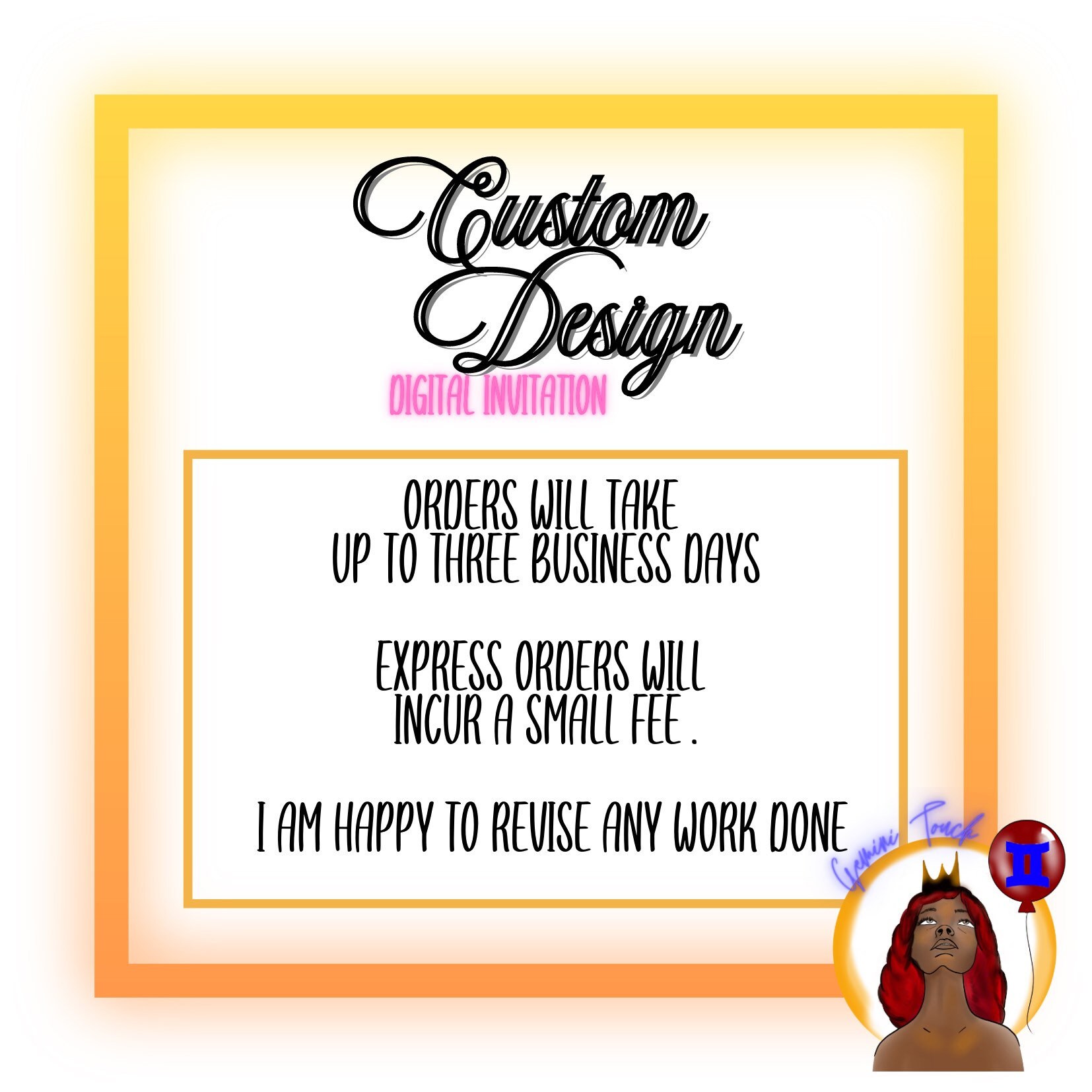 Custom Digital Invitation - Etsy