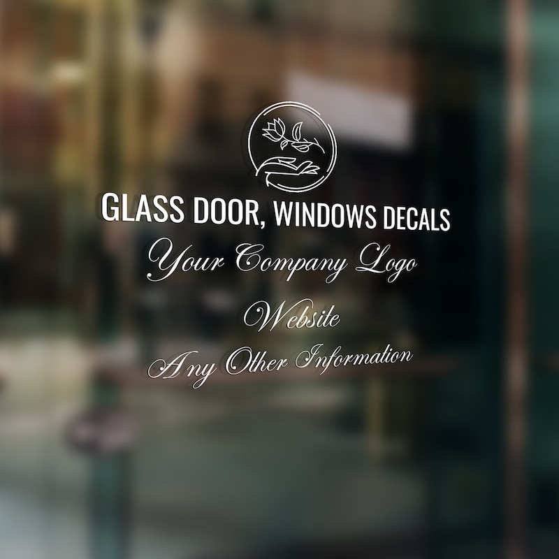 Glass Door Decal - Etsy